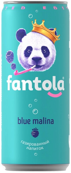 Вода "Fantola" Blue Malina, in can, 0.33 л — купить воду "Фантола" Блу ...