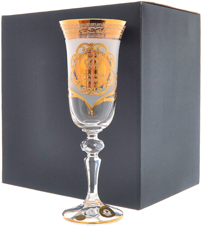 Бокалы и декантеры Crystalite Bohemia, "Laura/Falco" Champagne Glass ...