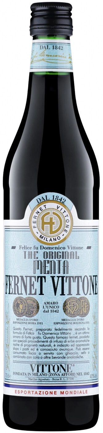 Fernet Vittone Logo Vittone Fernet Menta – Grand Wine Cellar