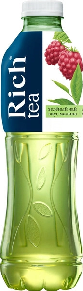 Вода "Rich" Green Tea Raspberry, PET, 1 л — купить воду "Рич" Зеленый ...