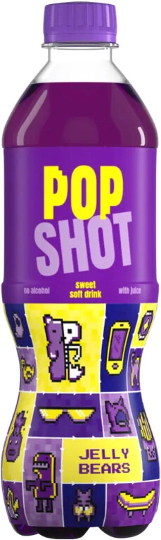 Pop Shot Jelly Bears PET 0.5