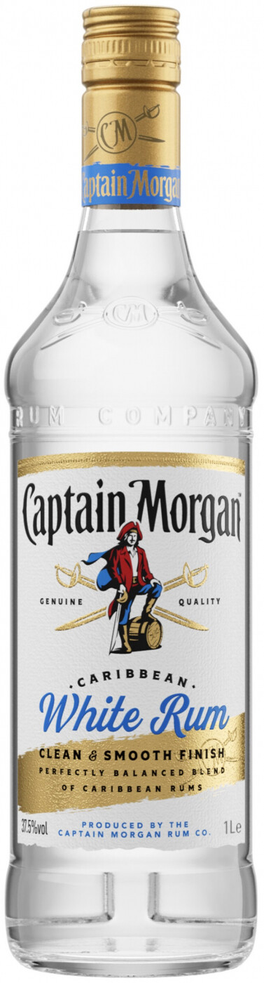 Captain Morgan White Logo